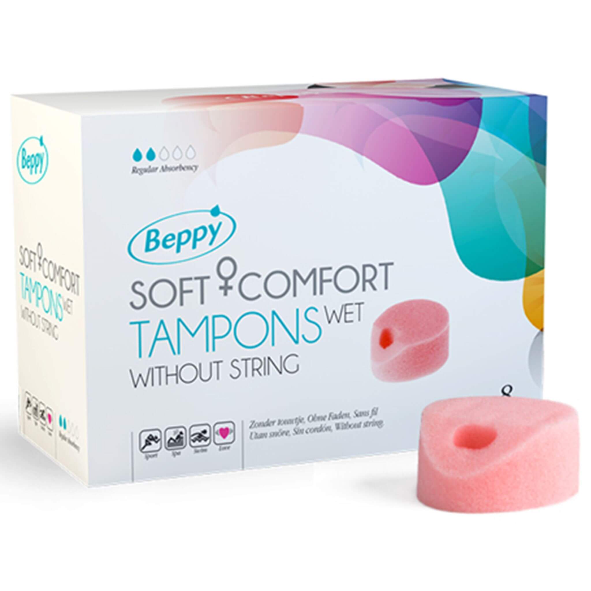 Beppy – Wet Tampons 8 kpl | Tamponit | Huippukiva